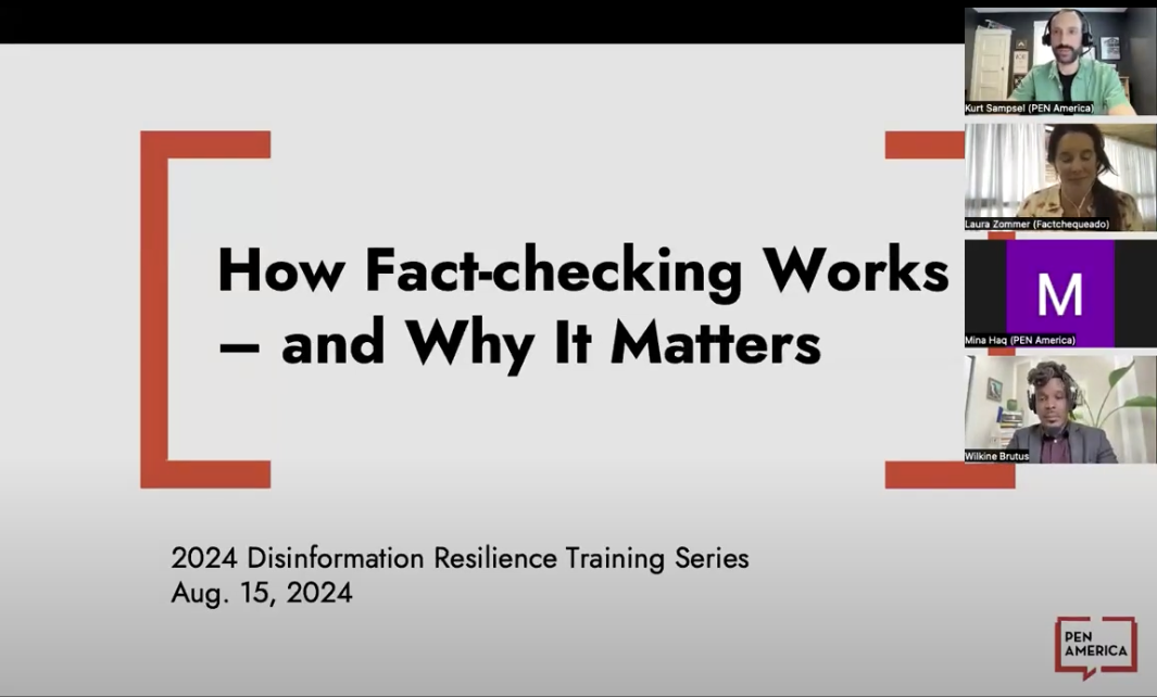 How Fact-checking Works – and Why It Matters - PEN America